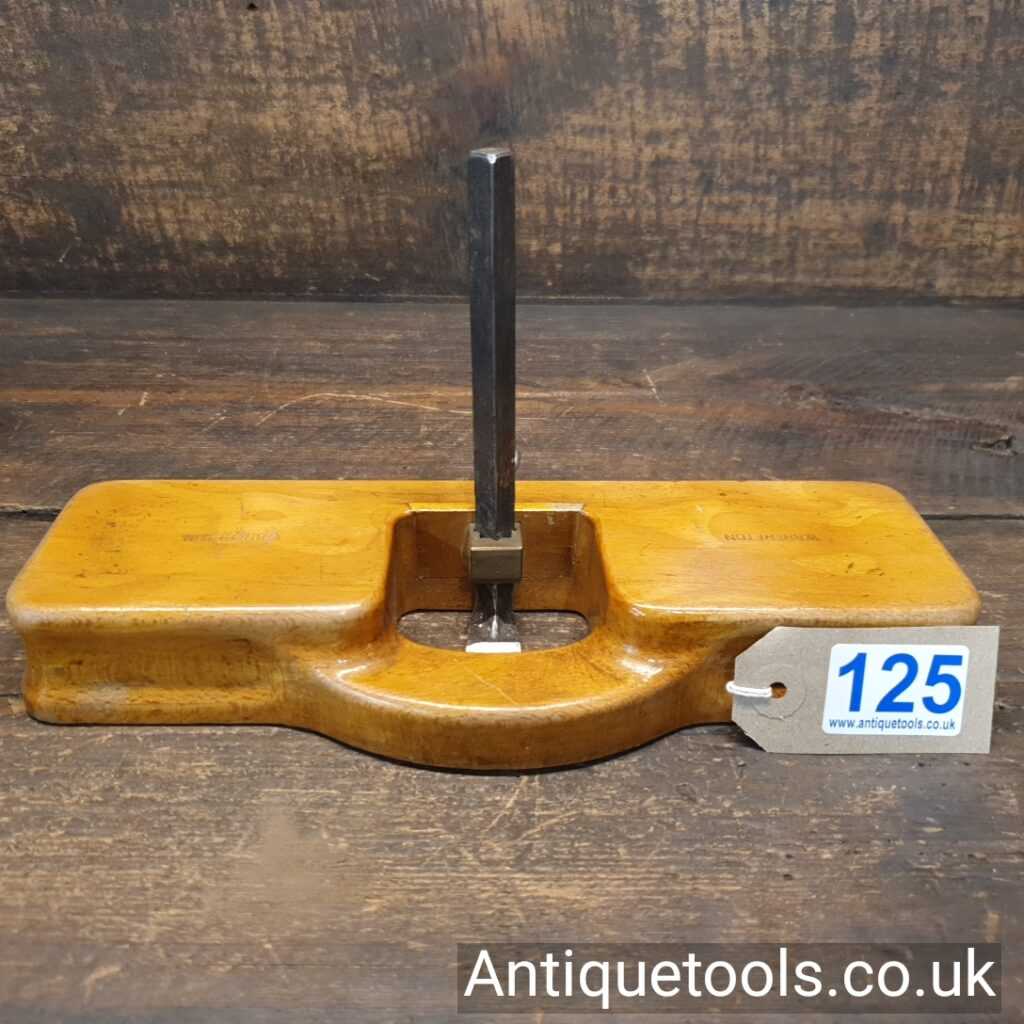 Vintage Pattern Maker’s Beechwood Old Woman’s Tooth Hand Router Plane ...